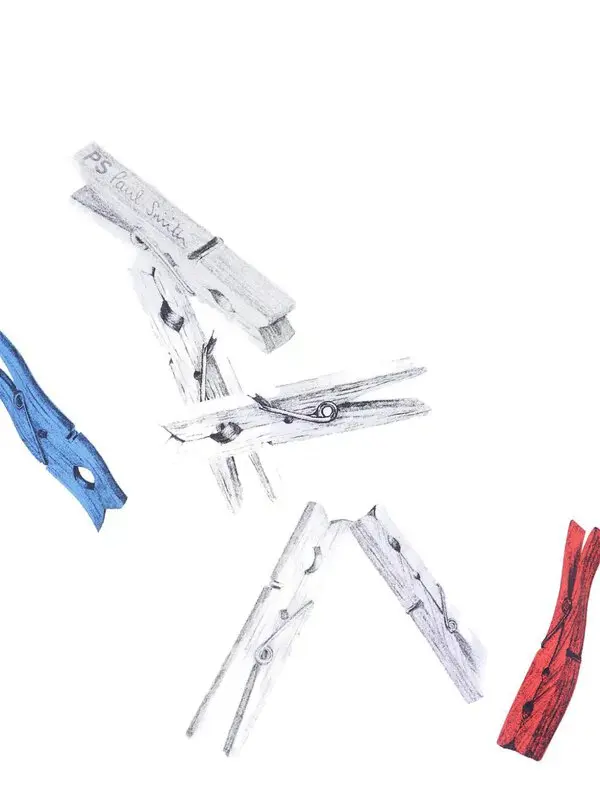 Paul Smith Clothespin-print T-shirt