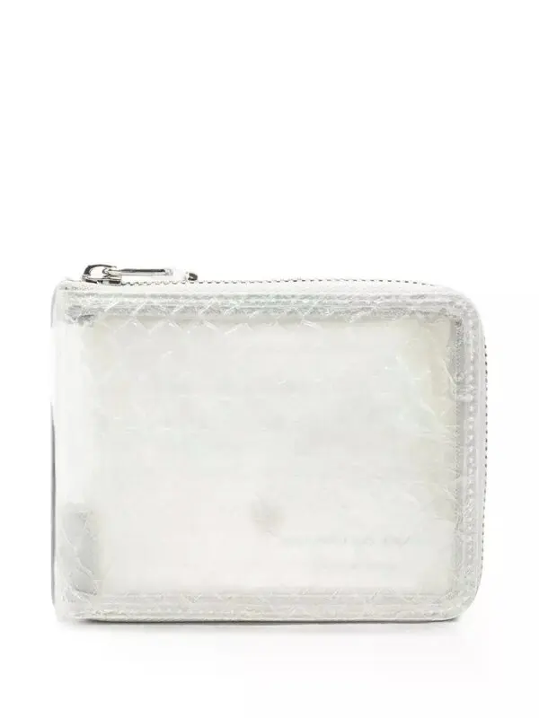 Comme Des Garçons Snake-effect Zip-around Wallet