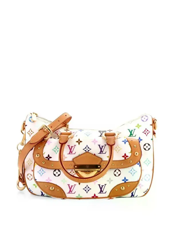 LOUIS VUITTON Rita Handbag Monogram Multicolor Satchel - White