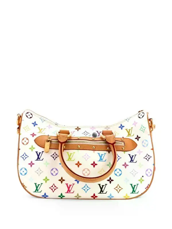 LOUIS VUITTON Rita Monogram Multicolor Satchel - White