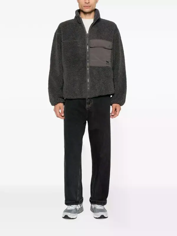 Maison Kitsuné Fleece Panelled Jacket