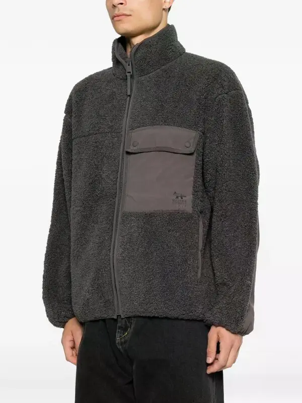 Maison Kitsuné Fleece Panelled Jacket