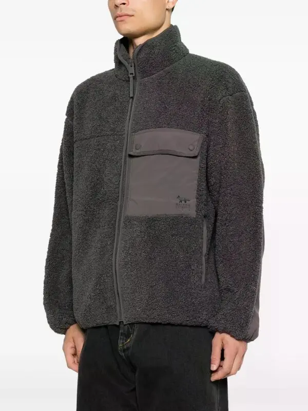 Maison Kitsuné Fleece Panelled Jacket