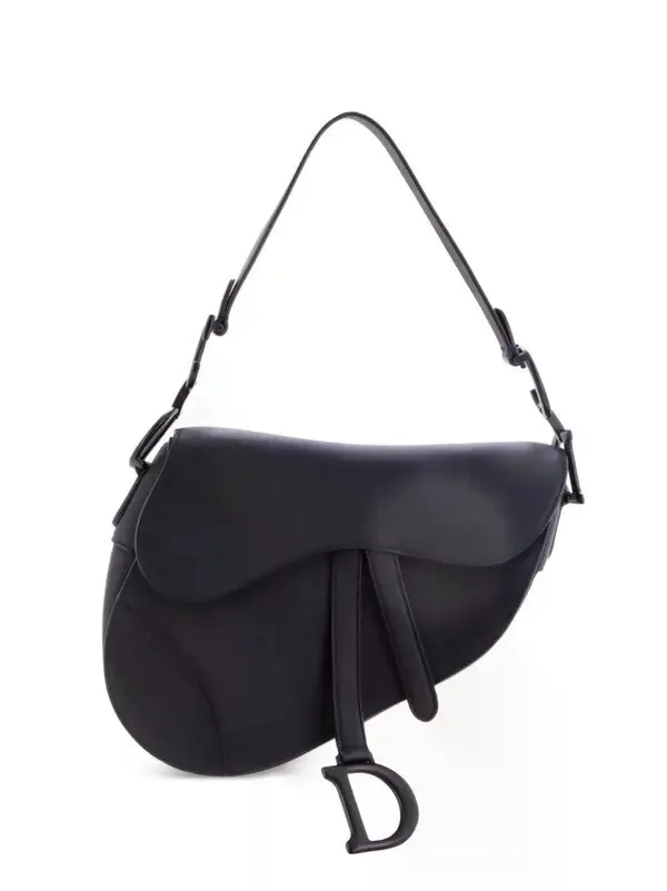 Dior Ultra Matte Saddle Handbag - Black