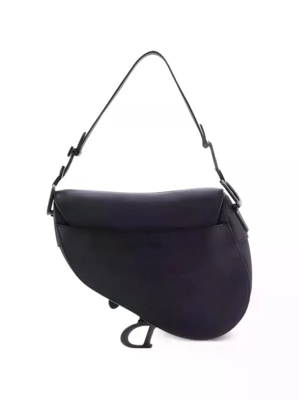 Dior Ultra Matte Saddle Handbag - Black