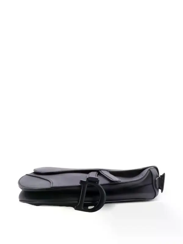 Dior Ultra Matte Saddle Handbag - Black