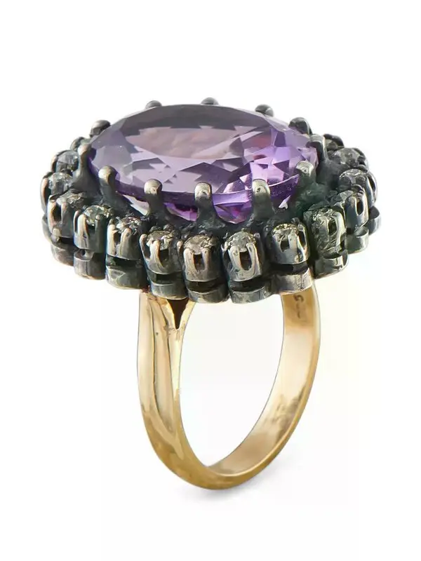 LB EXCLUSIVE Amethyst And Diamond Ring