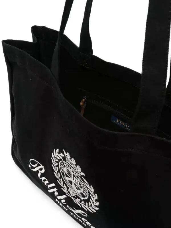 Polo Ralph Lauren Logo-print Canvas Tote Bag