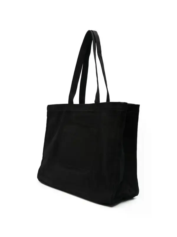 Polo Ralph Lauren Logo Print Canvas Tote Bag