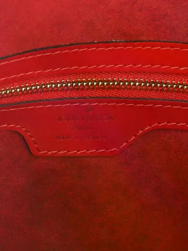LOUIS VUITTON Lussac Handbag Epi Leather Shoulder Bag - Red