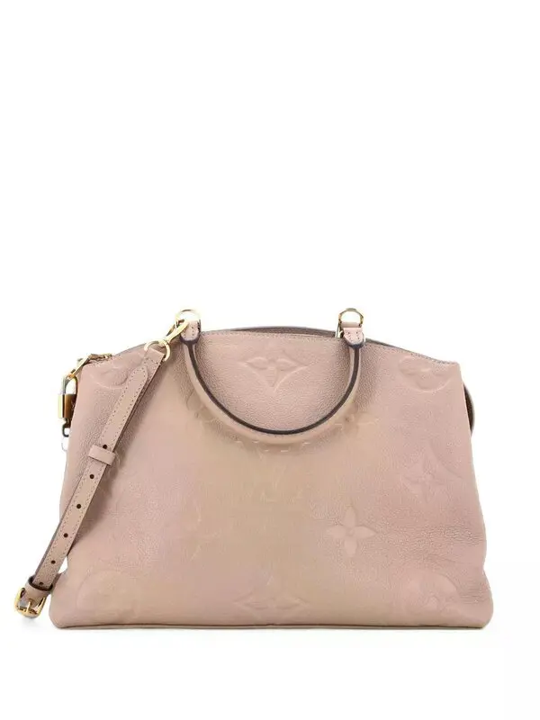 LOUIS VUITTON Grand Palais Handbag Monogram Empreinte Giant Shoulder Bag - Neutrals