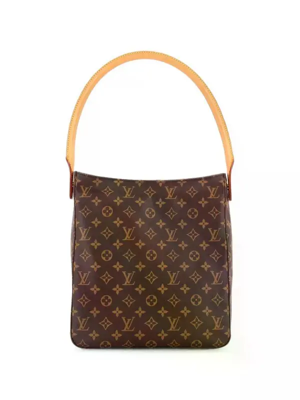 LOUIS VUITTON Monogram Canvas Gm Looping Shoulder Bag - Brown
