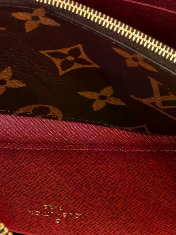 LOUIS VUITTON Clemence Wallet Monogram Canvas Small Wallets