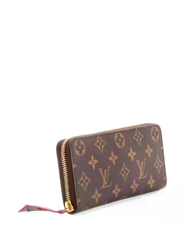 LOUIS VUITTON Clemence Wallet Monogram Canvas Small Wallets - Brown