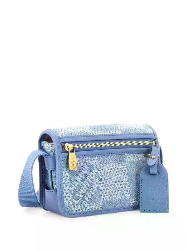 LOUIS VUITTON Bosphore Wearable Wallet 3d Damier Giant Denim Shoulder Bag