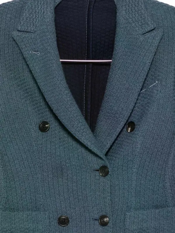 Eleventy Double-breasted Cashmere Jacket