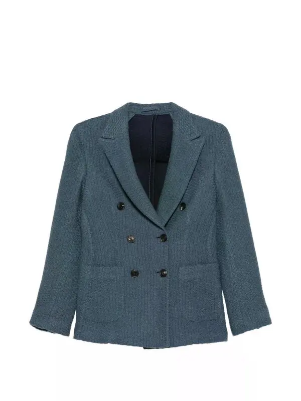 Eleventy Double-breasted Cashmere Jacket