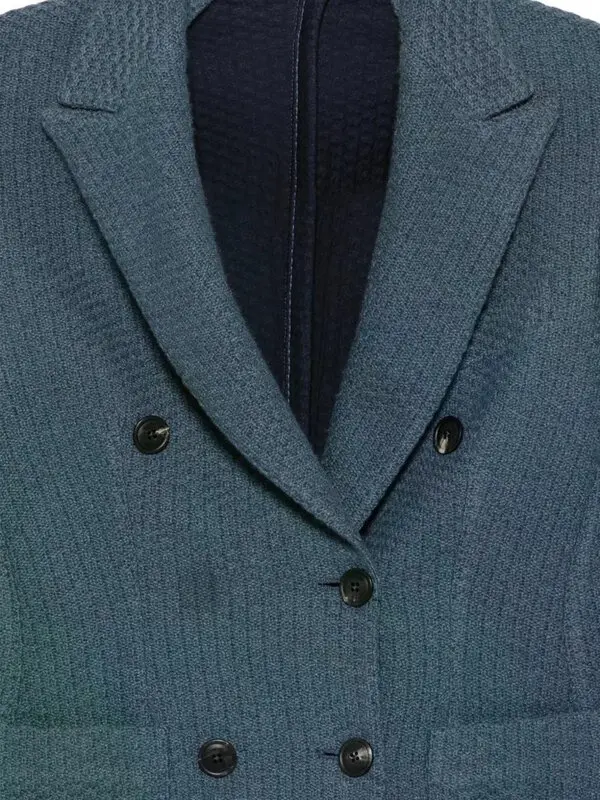 Eleventy Double-breasted Cashmere Jacket