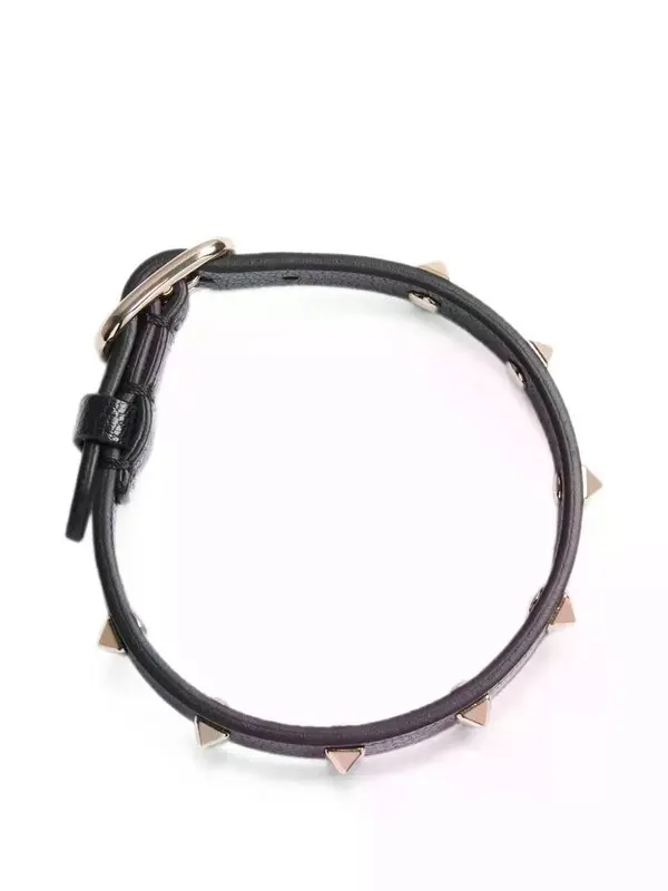 Valentino Garavani Spike Leather Bracelet