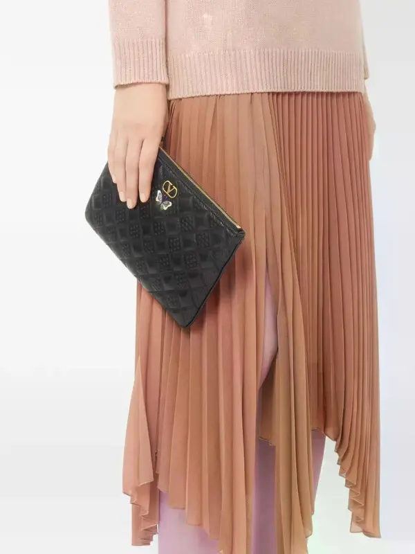 Valentino Garavani Flutterby Clutch - Black