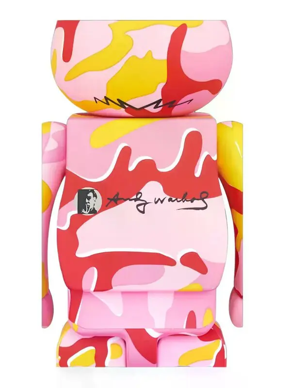 BE@RBRICK X Andy Warhol Camo Ersion 1000% Collectible
