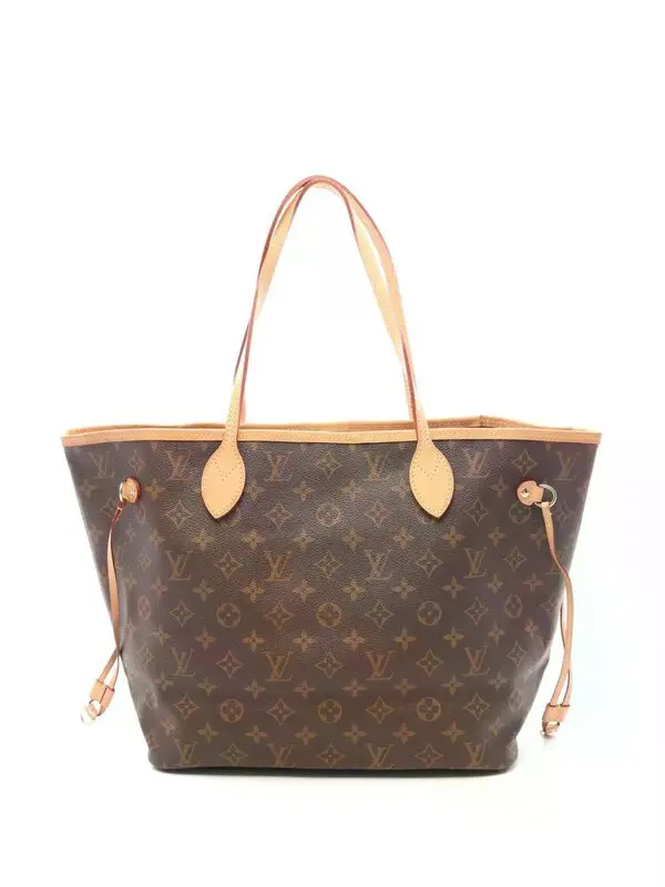 LOUIS VUITTON 1990-2020 Monogram Neverfull Mm Tote Bag - Brown
