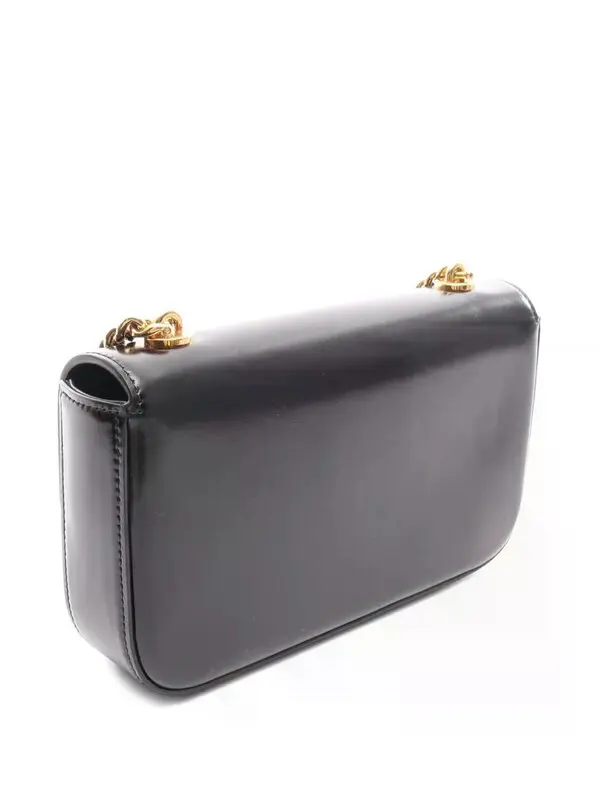 Celine Shiny Calfskin Triomphe Claude Shoulder Bag