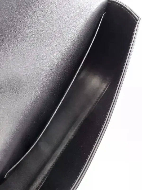 Celine Shiny Calfskin Triomphe Claude Shoulder Bag