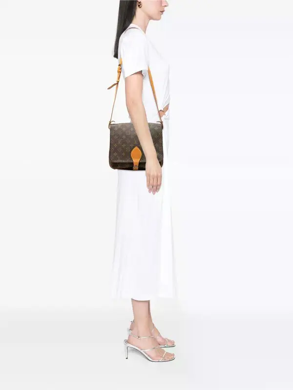 LOUIS VUITTON 1989 Monogram Cartouchiere Gm Crossbody Bag