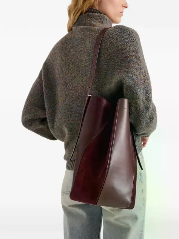 Proenza Schouler Hex Bucket Bag In Haircalf Combo