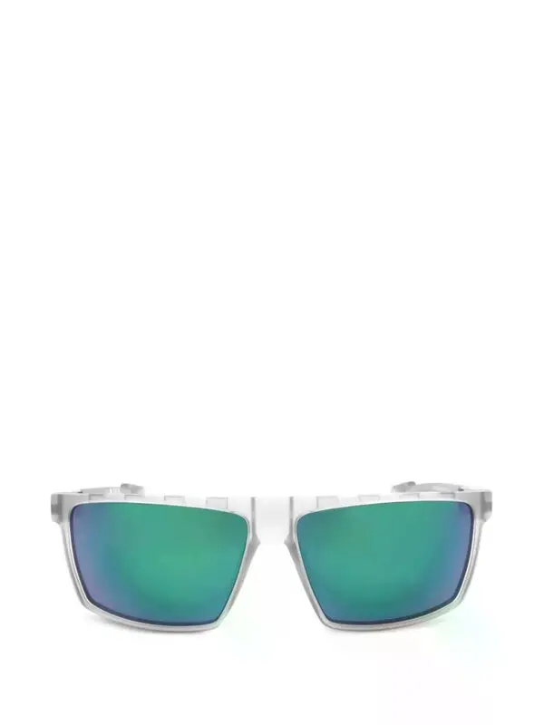 Adidas Rectangle-frame Sunglasses - White
