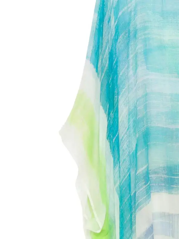 Colombo Hand Painted Abstract-print Blouse
