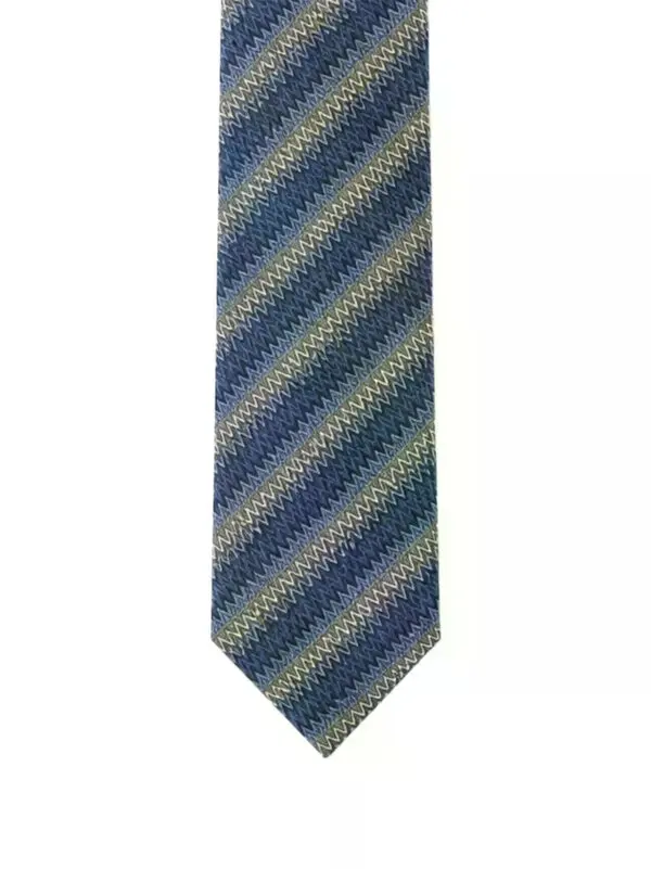 Missoni Zigzag-knit Silk Neck Tie
