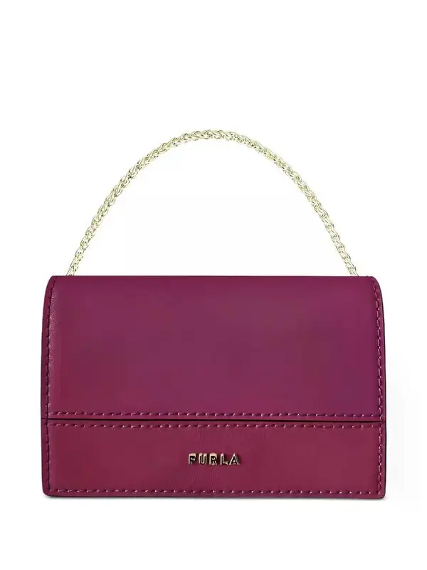 Furla Lia S Chain-link Card Case - Purple