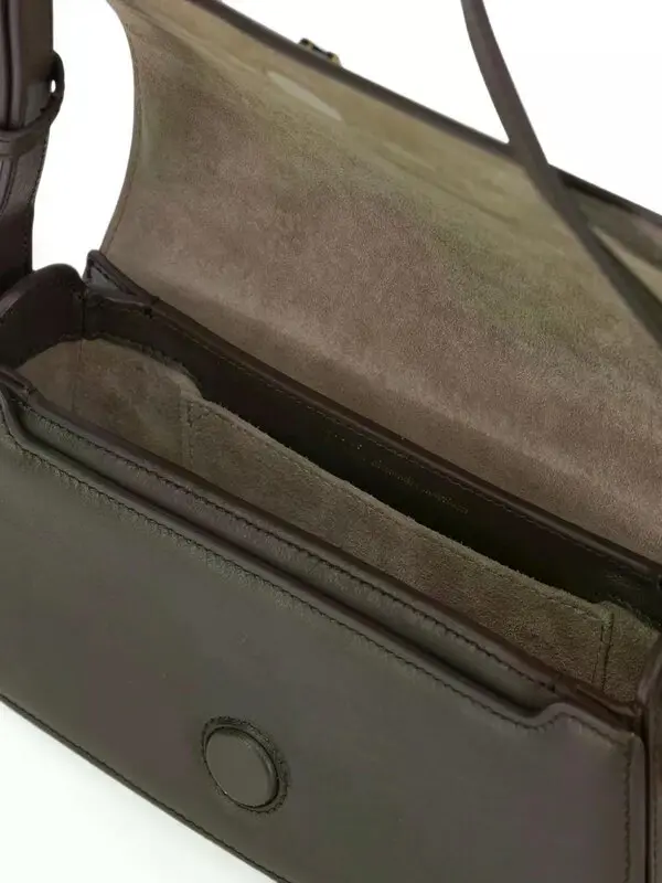 AMI Paris Cowhide Leather Paris Paris Shoulder Bag