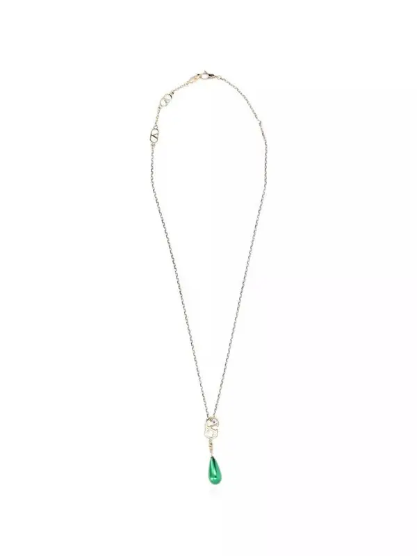 Valentino Garavani Vlogo Signature Strass Necklace - Gold