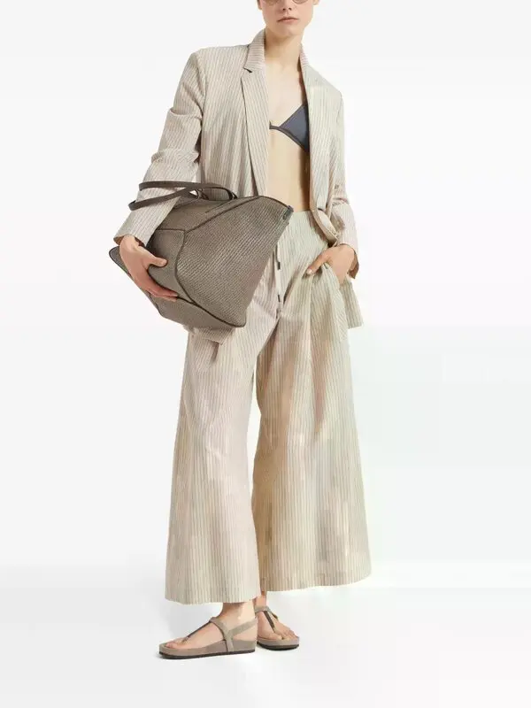 Brunello Cucinelli Striped Double-breasted Blazer