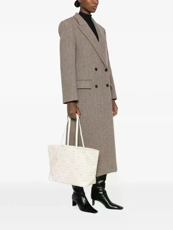 Zadig&Voltaire Perforated Logo Monogram Tote Bag