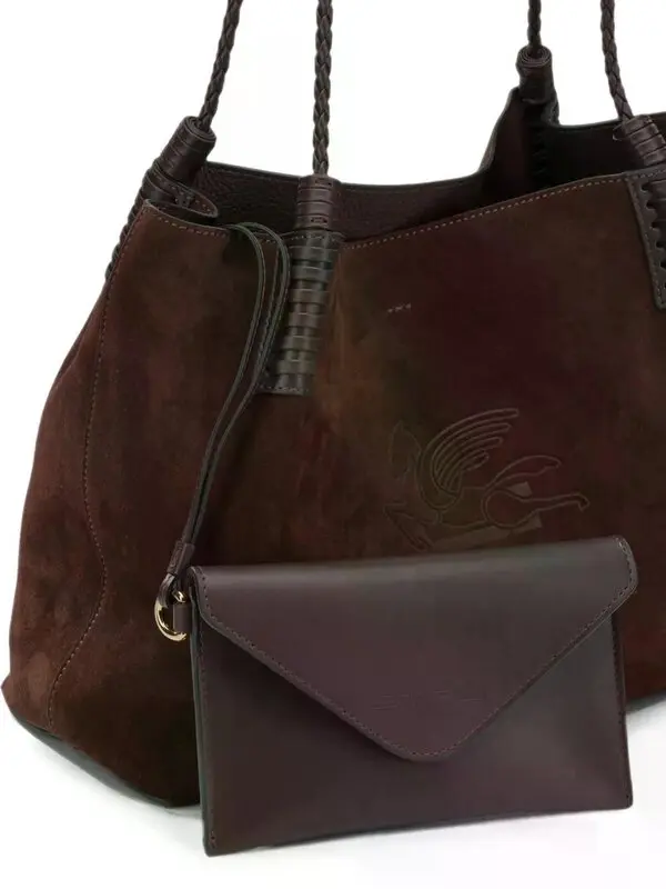 Etro Small Libra Suede Shoulder Bag