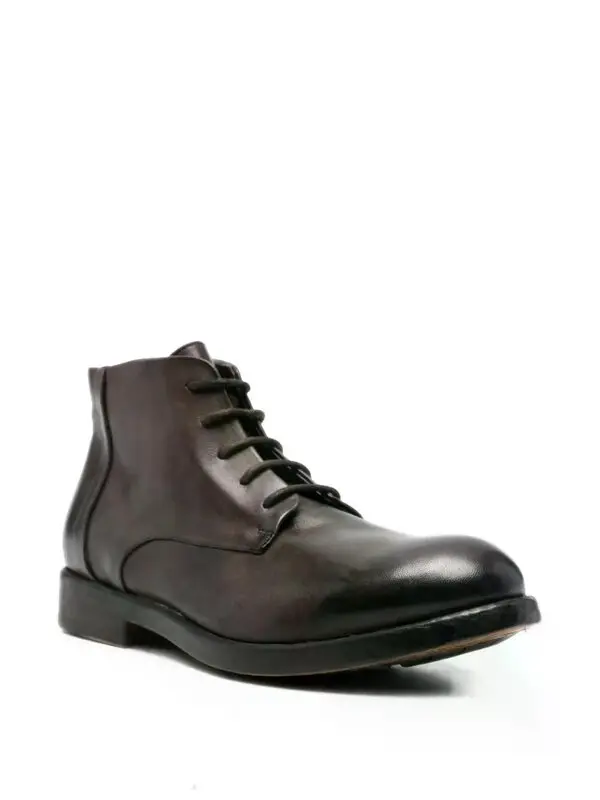 LEQARANT Lace-up Leather Derby Shoes