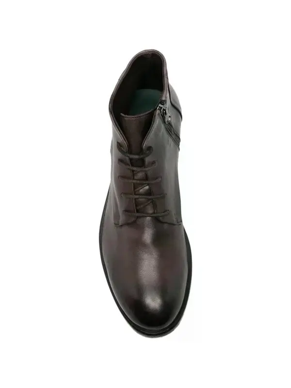 LEQARANT Leather Lace-up Derby Shoes