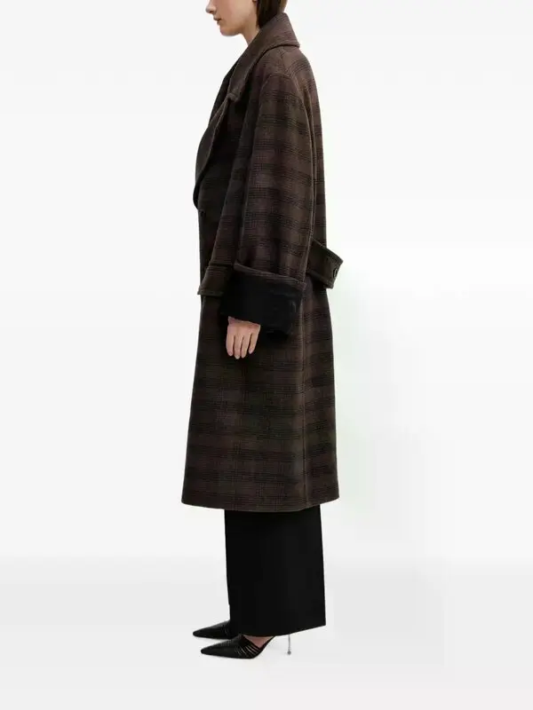 MAISON MARGIELA Double-breasted Checked Coat