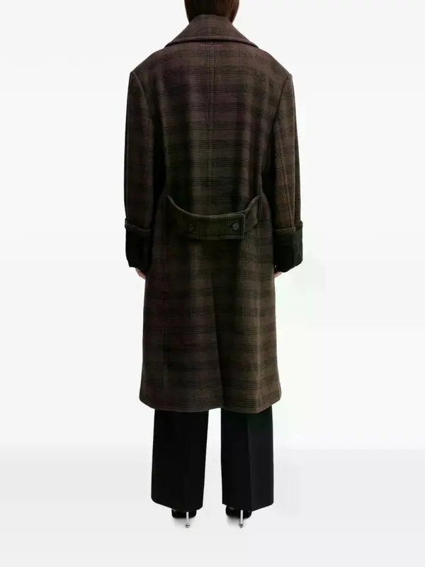 MAISON MARGIELA Double-breasted Checked Coat