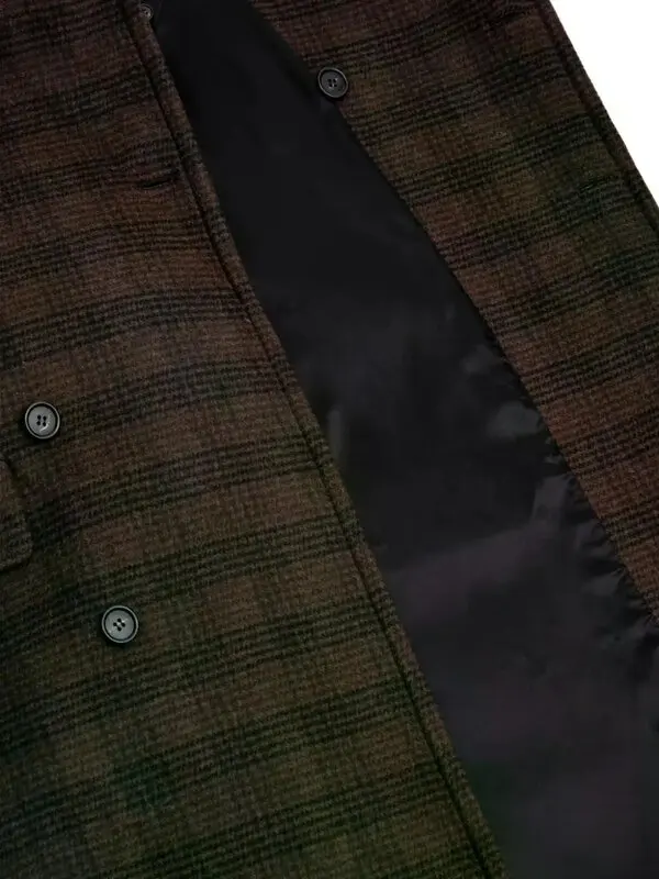 MAISON MARGIELA Double-breasted Checked Coat