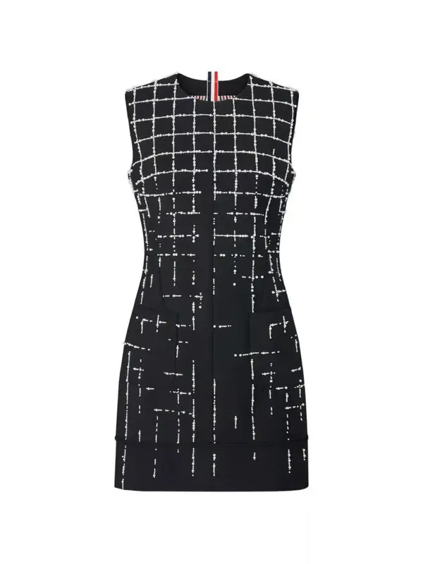 Thom Browne Bead-embellished Mini Dress - Black