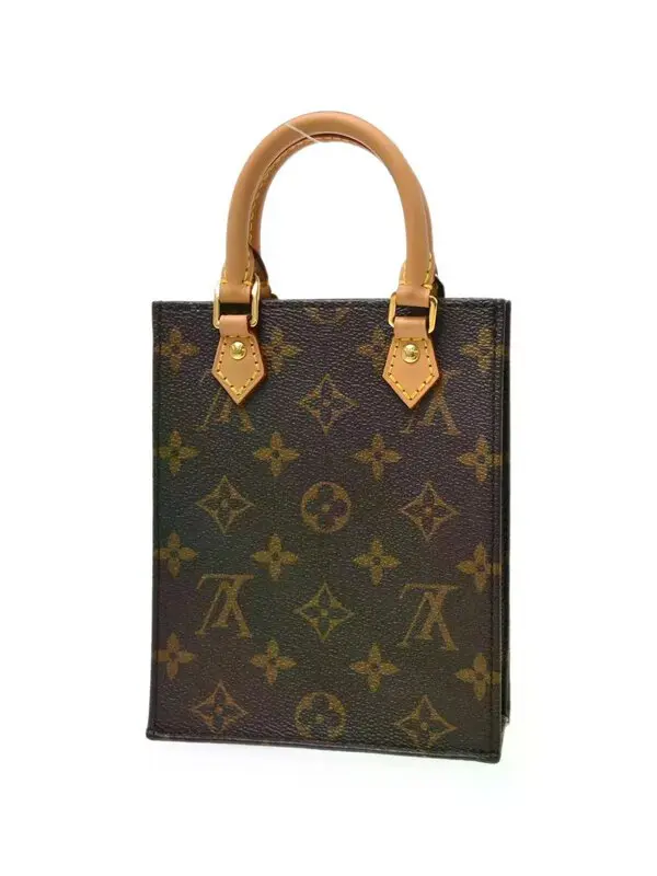 LOUIS VUITTON 2010-2020s Petit Sac Plat Monogram Tote Bag
