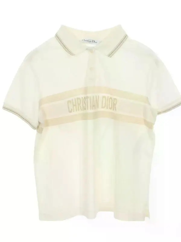 Dior 2010s Logo-embroidered Polo Shirt