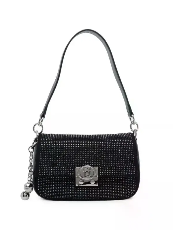 Liu Jo Crystal-embellished Shoulder Bag - Black