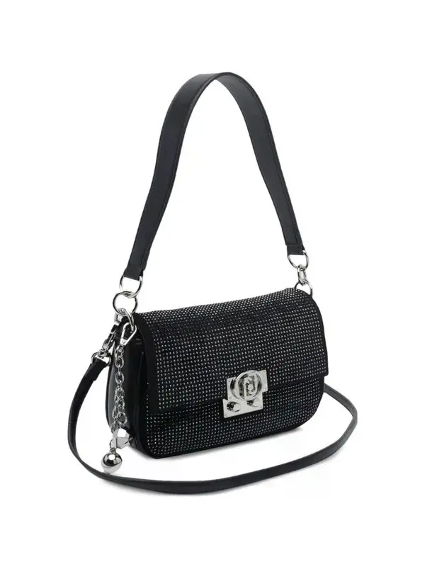 Liu Jo Crystal-embellished Shoulder Bag - Black