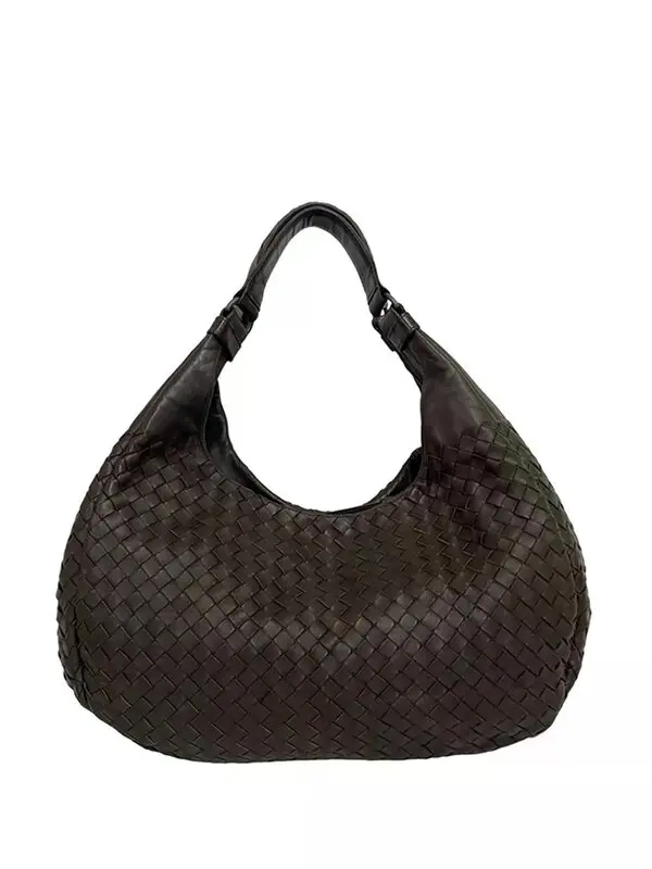 Bottega Veneta 2000-2012 Intrecciato Campana Hobo Bag - Brown
